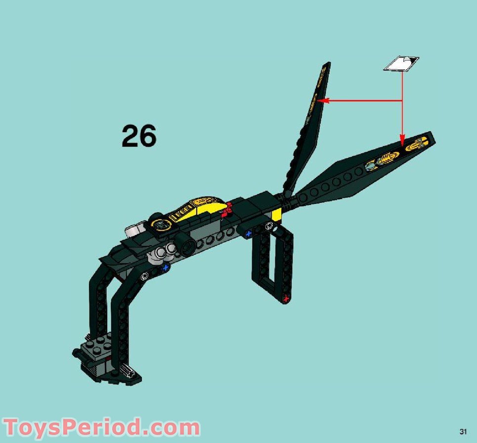 LEGO 8117 Storm Lasher Instructions and Parts List