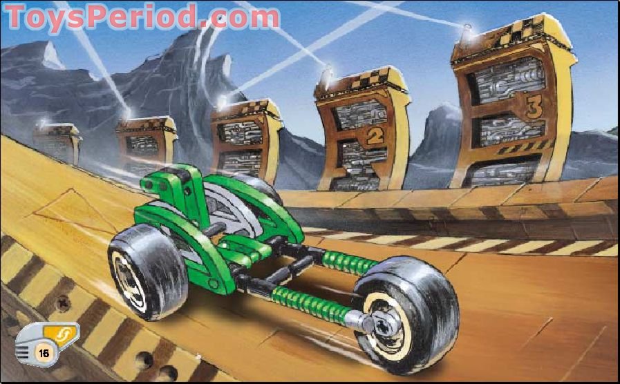 LEGO 8236 Bike Burner Instructions and Parts List