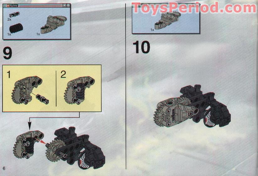 LEGO 8520 Millennium - Millennia Instructions and Parts List