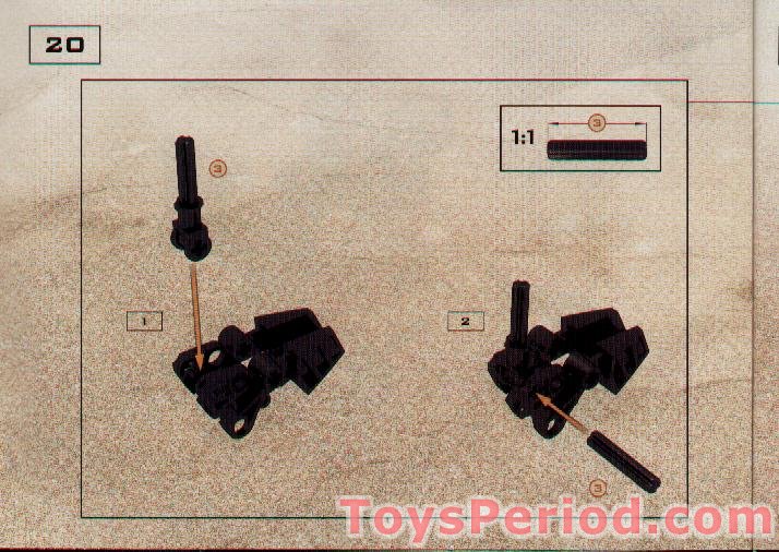 LEGO 8531-1 Pohatu Instructions and Parts List