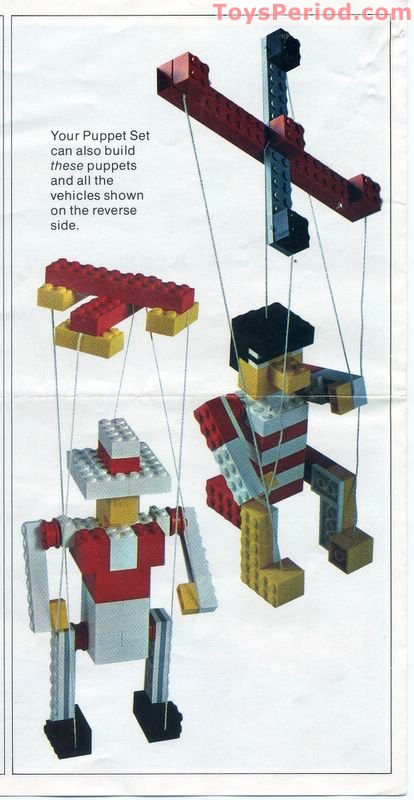 LEGO 00-5 Quaker Life Cereal Promotional LEGO Puppet Set Instructions ...