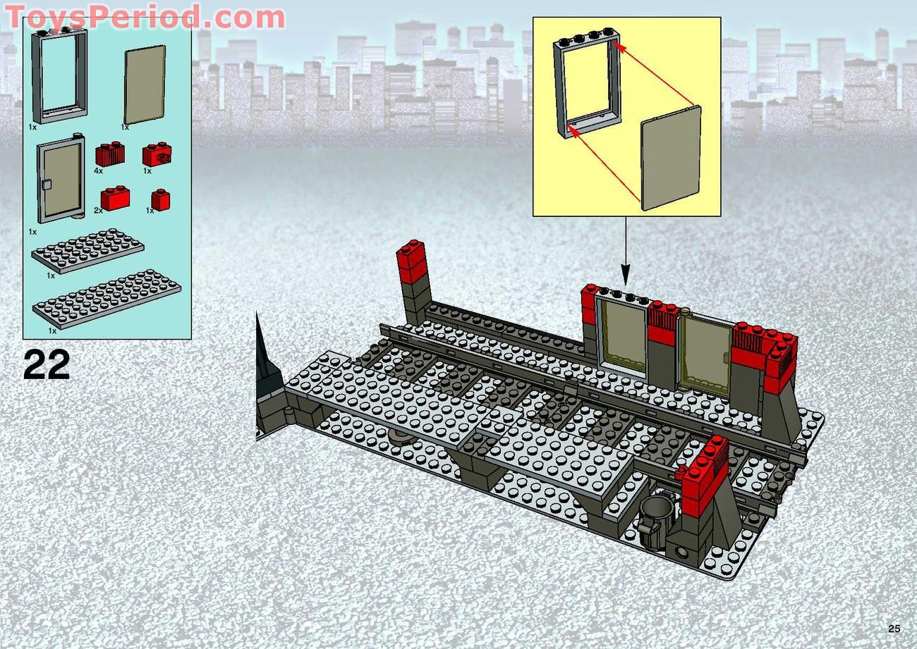 LEGO 10027 Train Engine Shed Instructions and Parts List