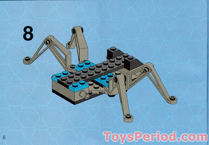 LEGO 2964 Space Spider Instructions and Parts List