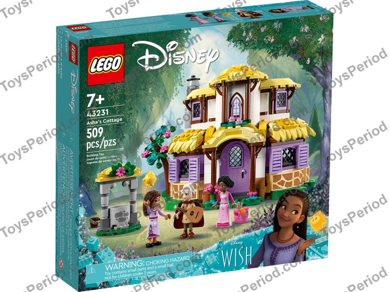 LEGO 43231 Asha's Cottage Set Parts List