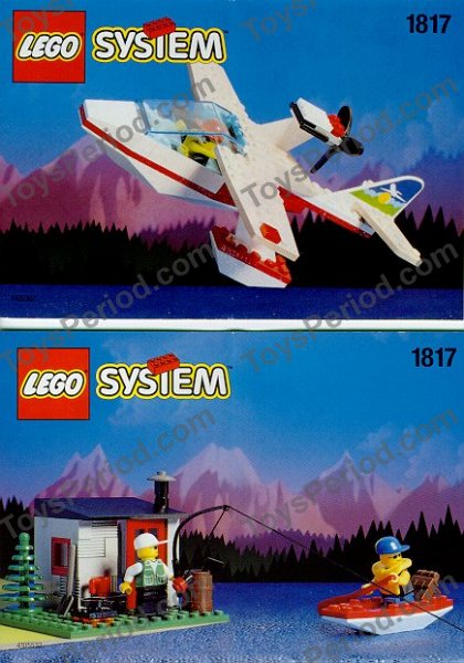 LEGO 1817 Airline Promotional Set - Sea Plane with Hut and Boat ...