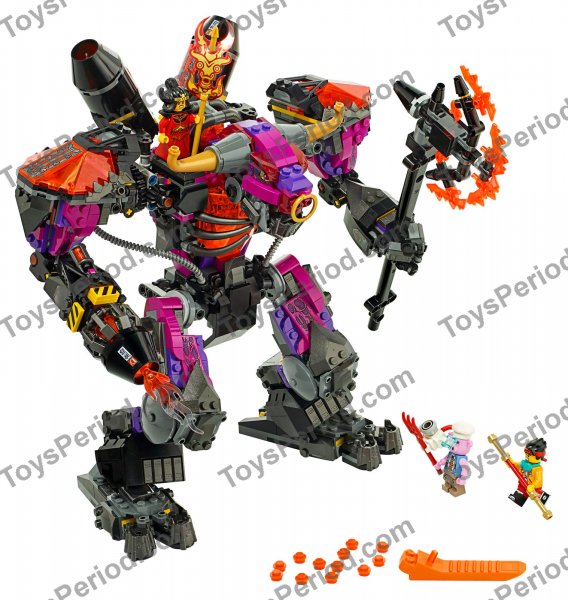 LEGO 80010 Demon Bull King Set Parts List