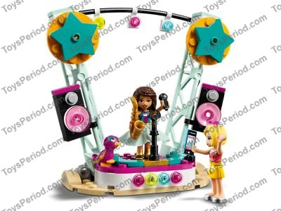 LEGO 41390 Andrea's Car & Stage Set Parts List