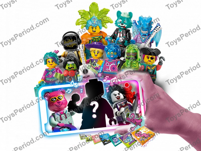 LEGO 43108 Minifigure, Vidiyo Bandmates, Series 2 Set Parts List