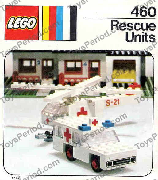 LEGO 460-1 Rescue Units Instructions and Parts List