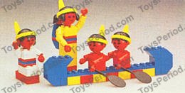 LEGO 215-1 Red Indians Instructions and Parts List