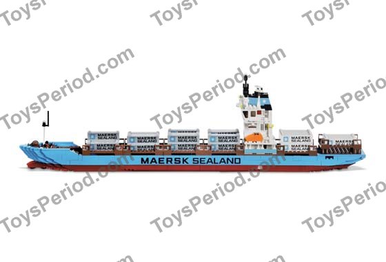 LEGO 10152-1 Maersk Sealand Container Ship 2004 Edition Instructions ...