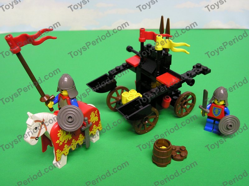 Castle Theme Sets - LEGO 6039 Twin Arm Launcher Vintage Castle Complete Set