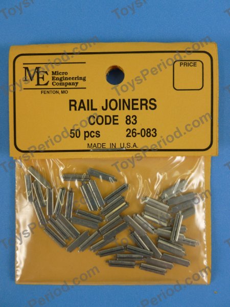 HO Track - Micro Engineering 26-083 Metal Rail Joiners for Code 83 Rail