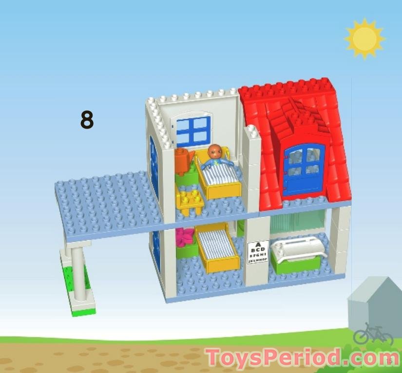 LEGO 5695 Doctor's Clinic Instructions and Parts List