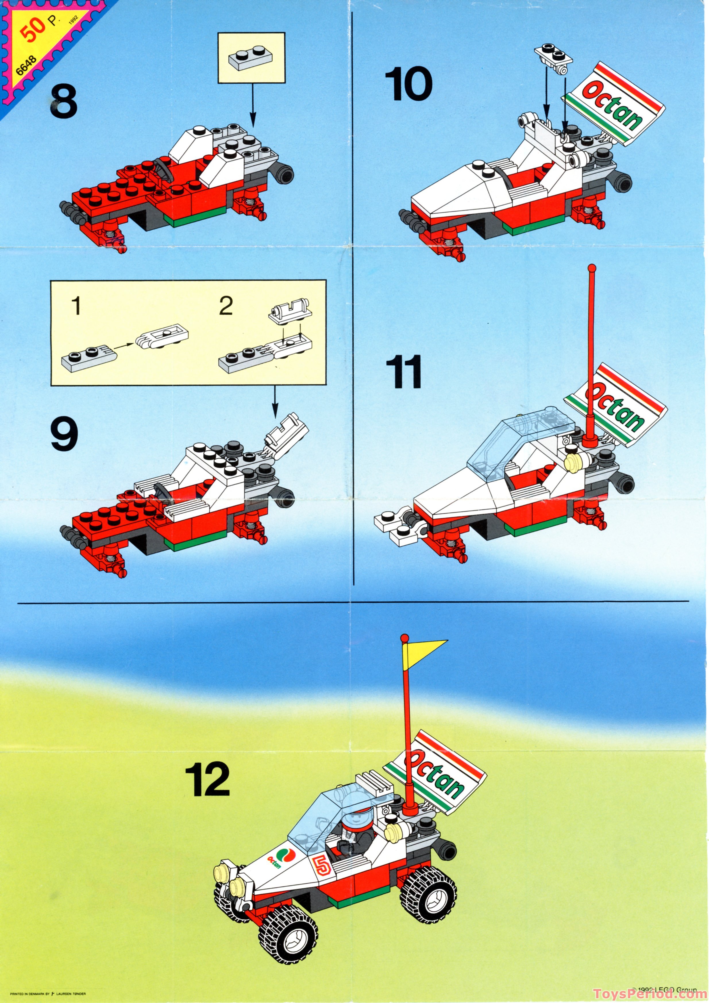 LEGO 6648-1 Mag Racer Instructions and Parts List