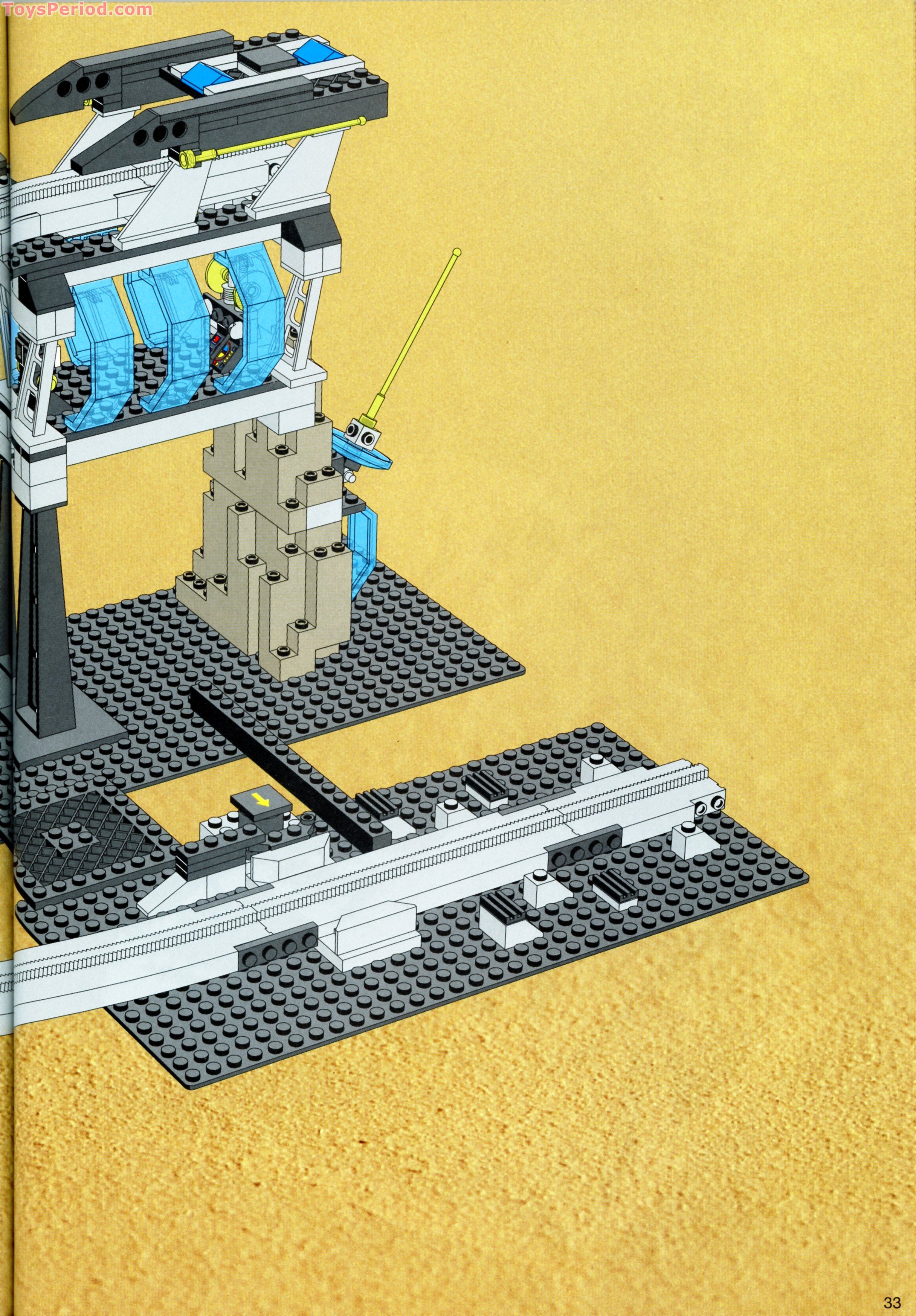 LEGO 6991 Monorail Transport Base Instructions and Parts List