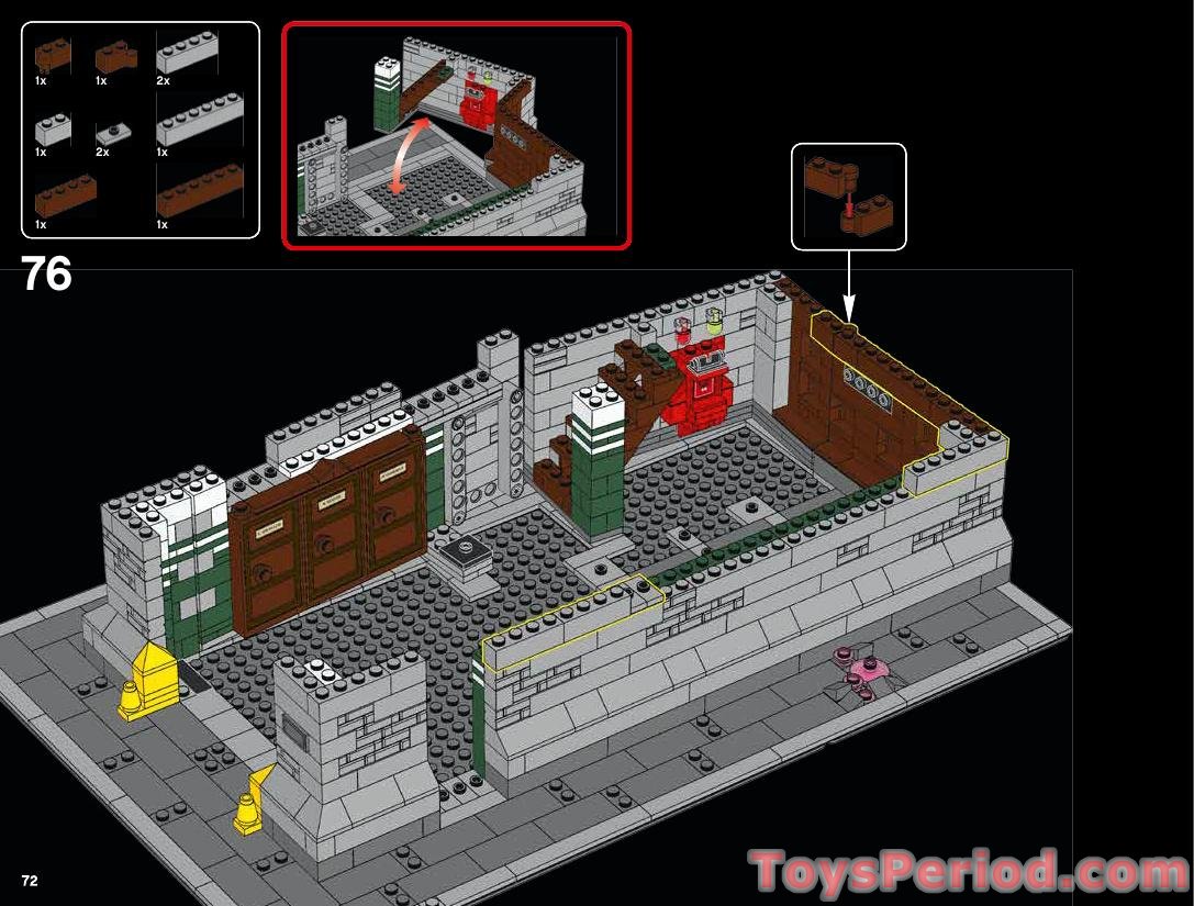 LEGO 75827 Firehouse Headquarters Instructions and Parts List