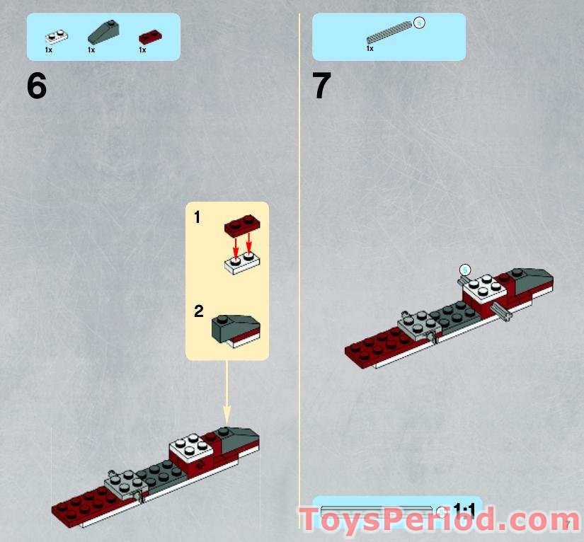 LEGO 7869 Battle for Geonosis Instructions and Parts List