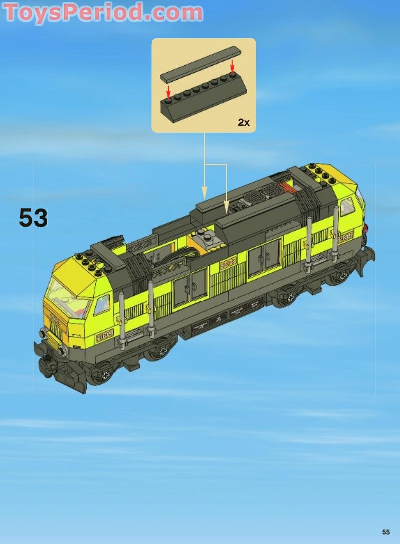 LEGO 7939 Cargo Train Set Parts Inventory and Instructions - LEGO ...