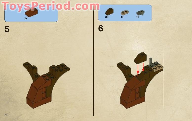 LEGO 4182 The Cannibal Escape Instructions and Parts List