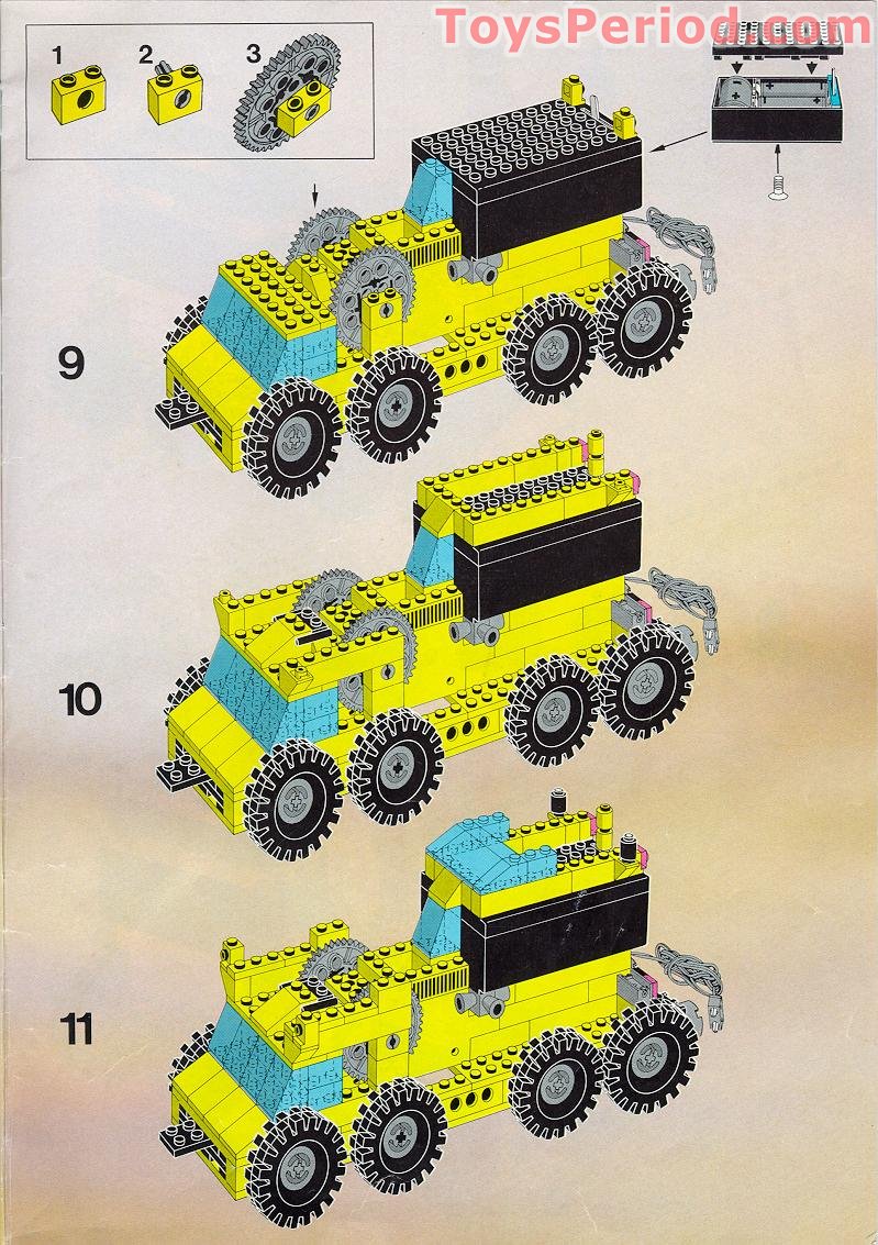 LEGO 744 Universal Building Set Instructions and Parts List
