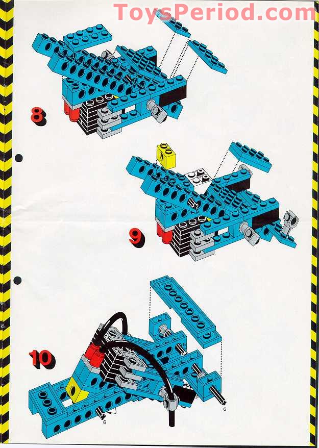 LEGO 854 Go-Kart Instructions and Parts List