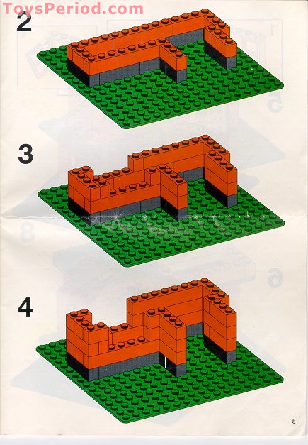 LEGO 1879 Large Bucket 5 Plus Instructions and Parts List