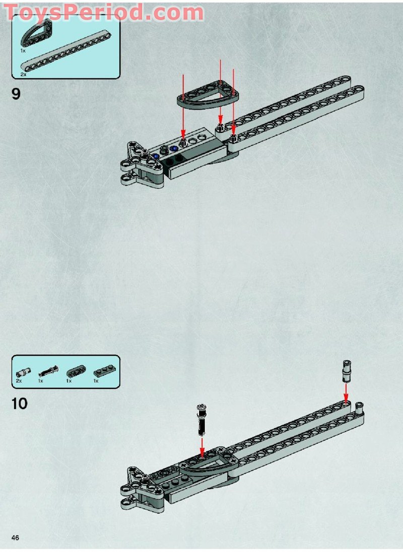 LEGO 10178 Motorized Walking AT-AT Instructions and Parts List