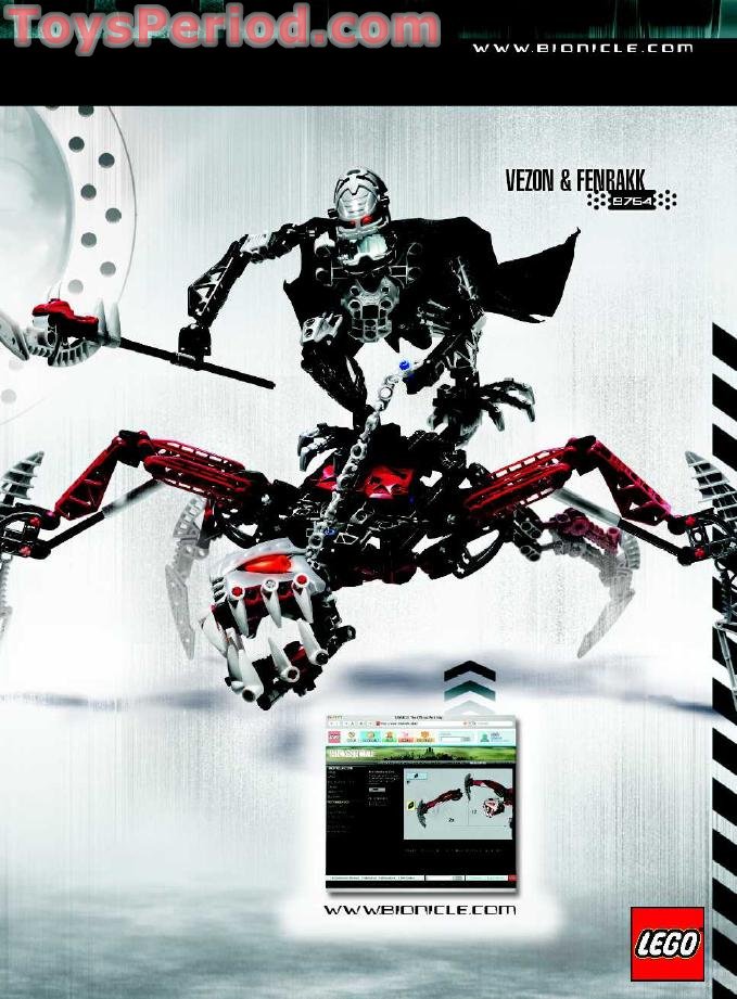 LEGO 10204 Vezon and Kardas Instructions and Parts List