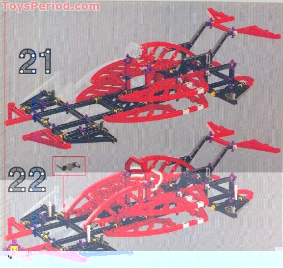 LEGO 3581 Formula Z Car in Storage Box Instructions and Parts List