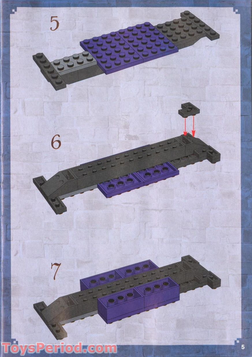 LEGO 4755 Knight Bus Instructions and Parts List