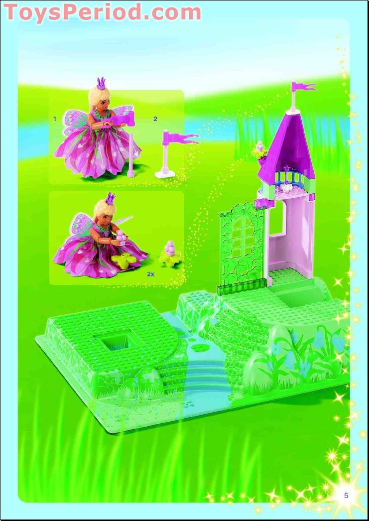 LEGO 5862-2 Flower Fairy Party, Purple-Silver Box Instructions and ...