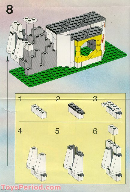 LEGO 6266 Cannon Cove Instructions and Parts List