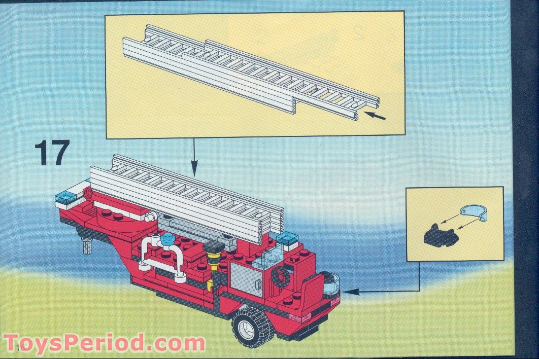 LEGO 6340 Hook and Ladder Instructions and Parts List