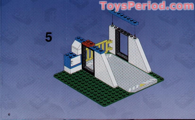LEGO 6435 Coast Guard Hq Instructions and Parts List