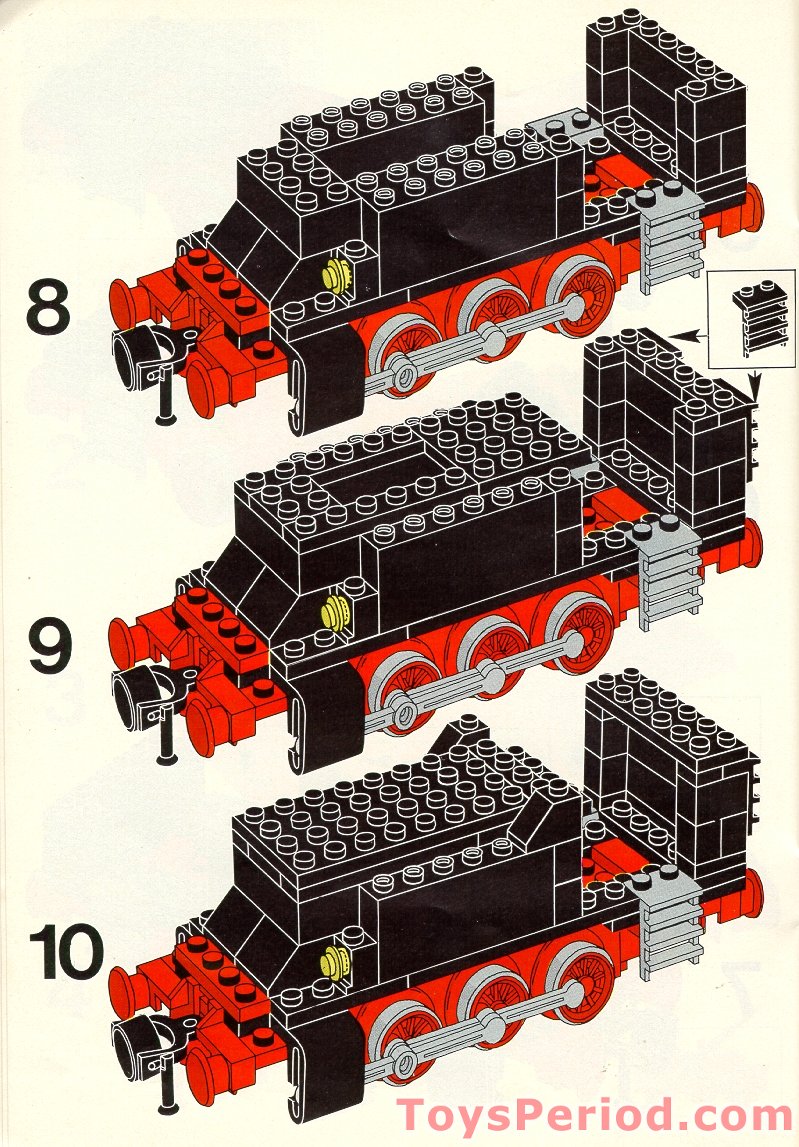 LEGO 7730 Electric Goods Train Instructions and Parts List