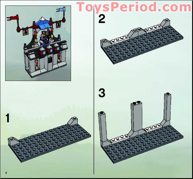 LEGO 8779 The Grand Tournament Instructions and Parts List