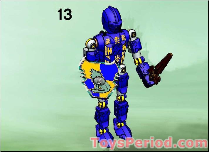 LEGO 8782-1 Danju (USA Version with 3 Cards) Instructions and Parts List