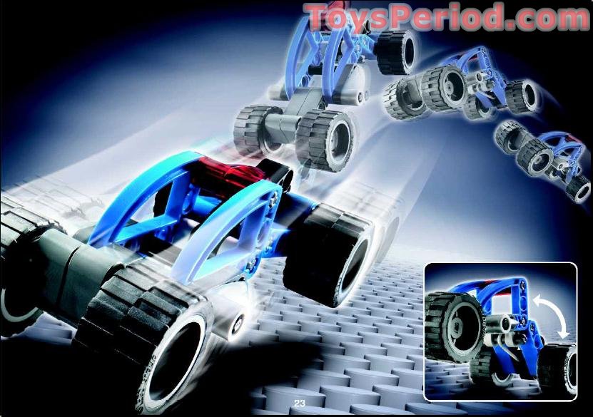 LEGO 8433 Cool Movers Instructions and Parts List