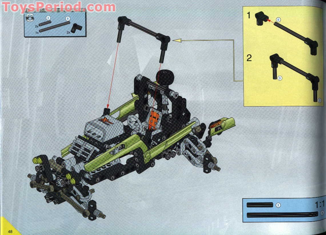 LEGO 8465 Extreme Off-Roader Instructions and Parts List