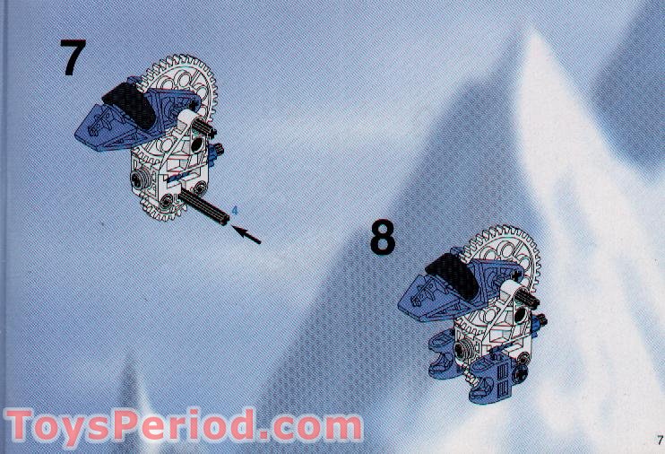 LEGO 8501 Ice Slizer Instructions and Parts List