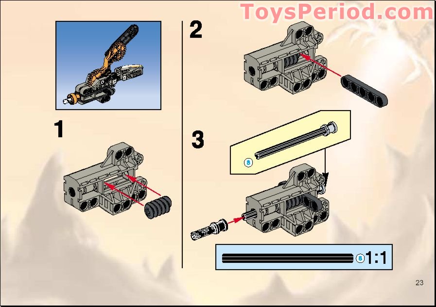 LEGO 8516 The Boss Instructions and Parts List