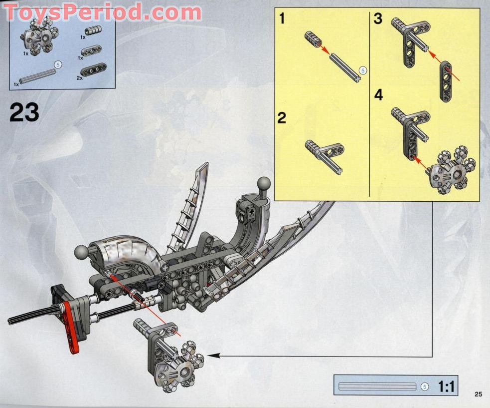 LEGO 8596 Takanuva Instructions and Parts List