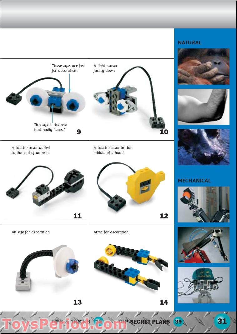 LEGO 9719 Robotics Invention System, Version 1.0 Instructions and Parts ...
