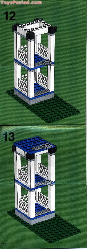 LEGO 3311 Camera Tower Instructions and Parts List