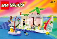 LEGO 6410 Cabana Beach Instructions and Parts List