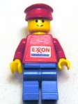 LEGO Sets with Minifigure exx004s Exxon - Blue Legs, Red Hat (Sticker ...