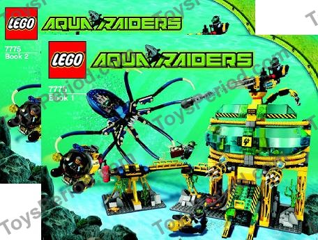 LEGO 7775 Aquabase Invasion Instructions and Parts List