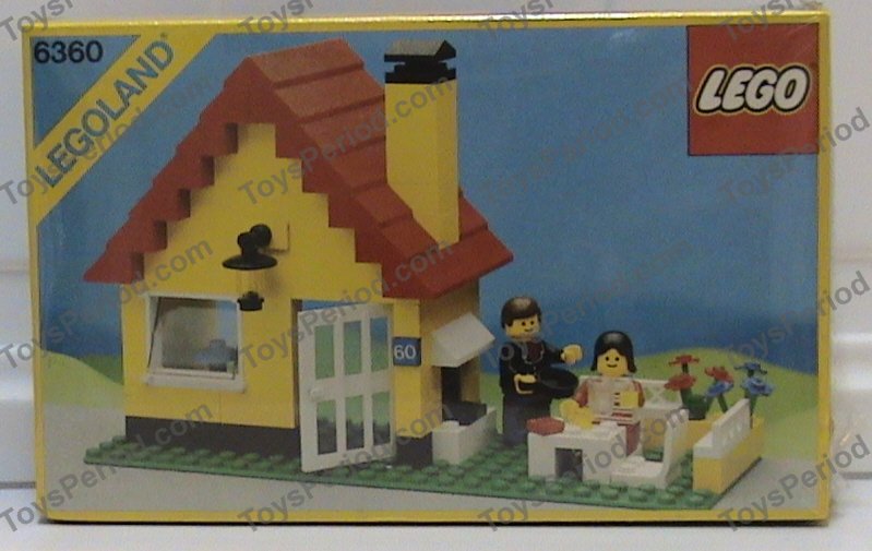 LEGO 6360 Weekend Cottage Instructions and Parts List