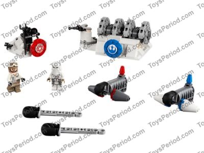 LEGO 75239 Action Battle Hoth Generator Attack Set Parts List